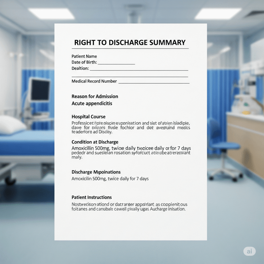 Understanding the Right to Discharge Summary: Legal Implications ...