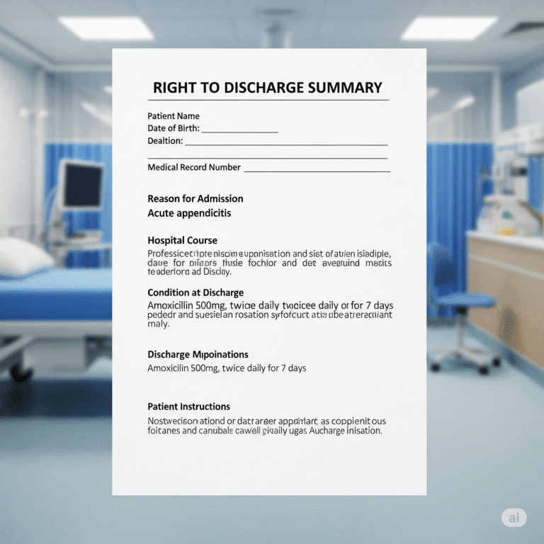 Understanding the Right to Discharge Summary: Legal Implications ...