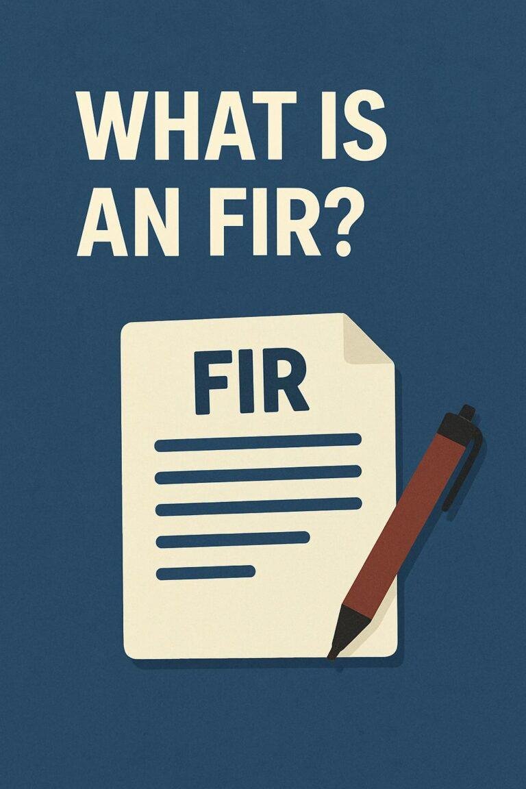 What is a FIR? A Complete Guide to First Information Report under ...