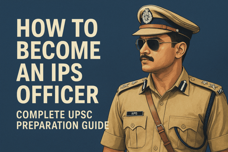 How to Become an IPS Officer – Complete UPSC Preparation Guide - Dr ...