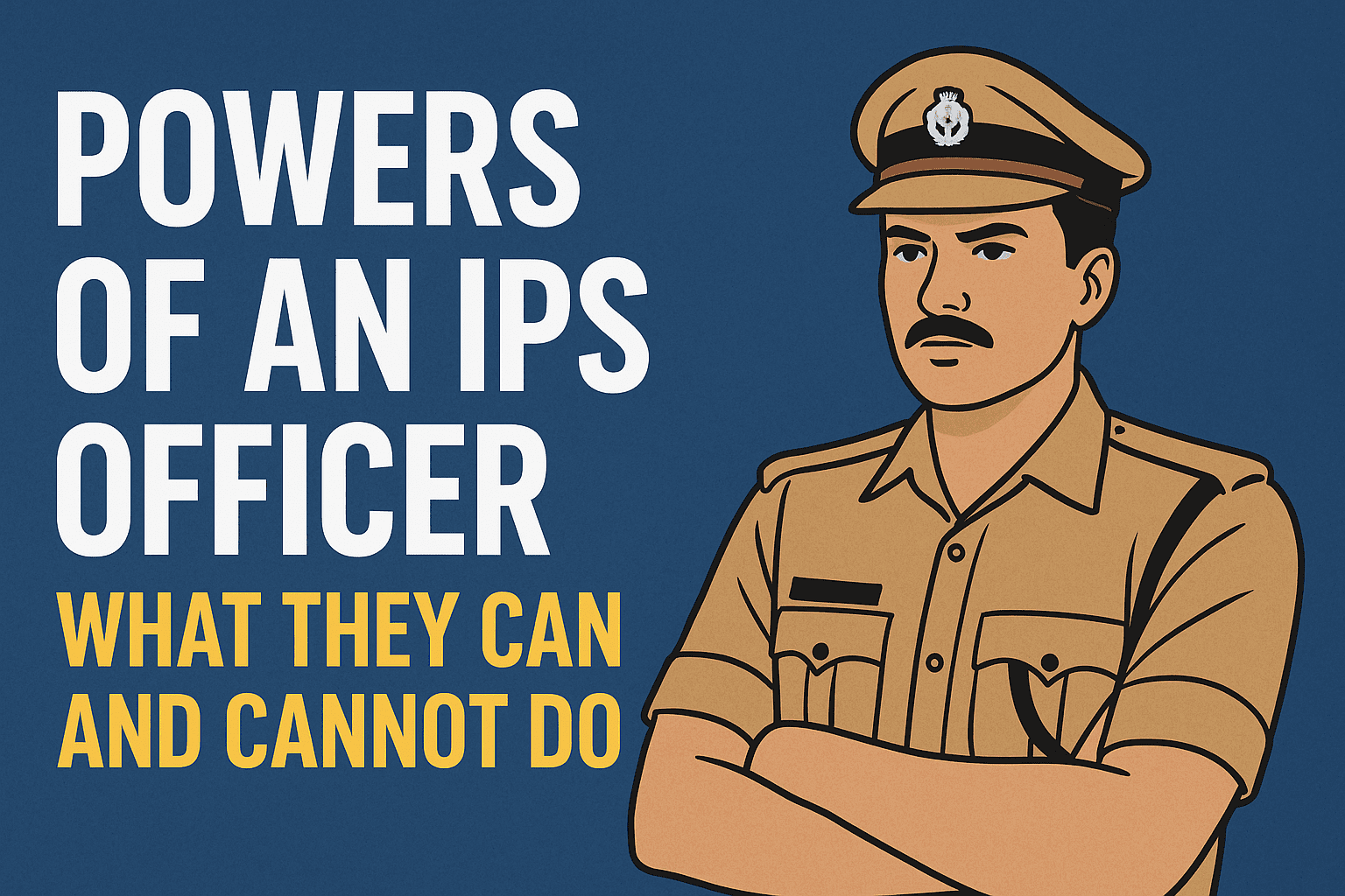 Powers of an IPS Officer – What They Can and Cannot Do - Dr. Abhishek ...