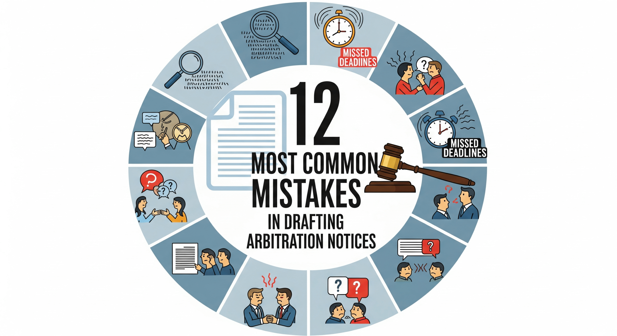 12 Most Common Mistakes in Drafting Arbitration Notices: A Comprehensive Guide - Dr. Abhishek Gandhi
