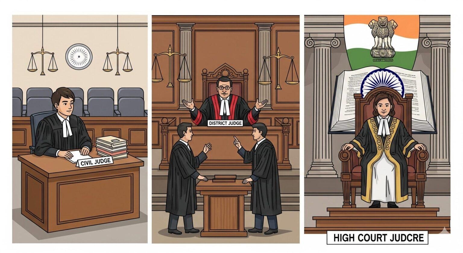 Difference Between Becoming a Civil Judge, District Judge, and High ...