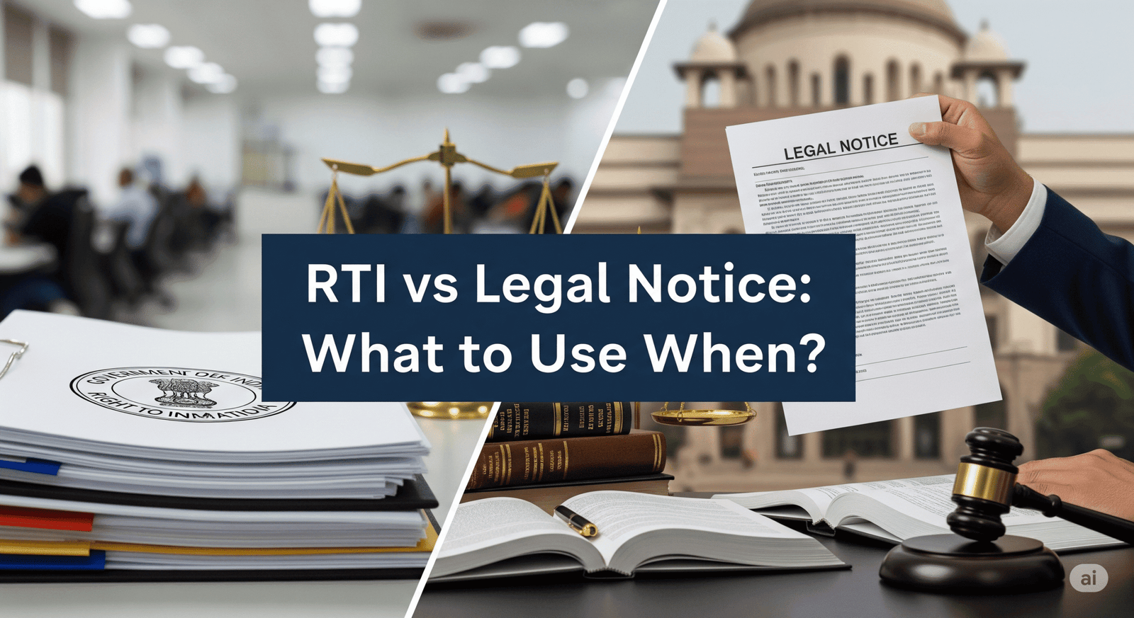 Difference Between RTI and Legal Notice: What to Use When? - Dr ...