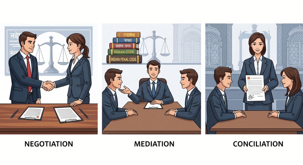 Pre-Arbitration Steps: Negotiation, Mediation, and Conciliation – A Complete Legal Guide - Dr ...