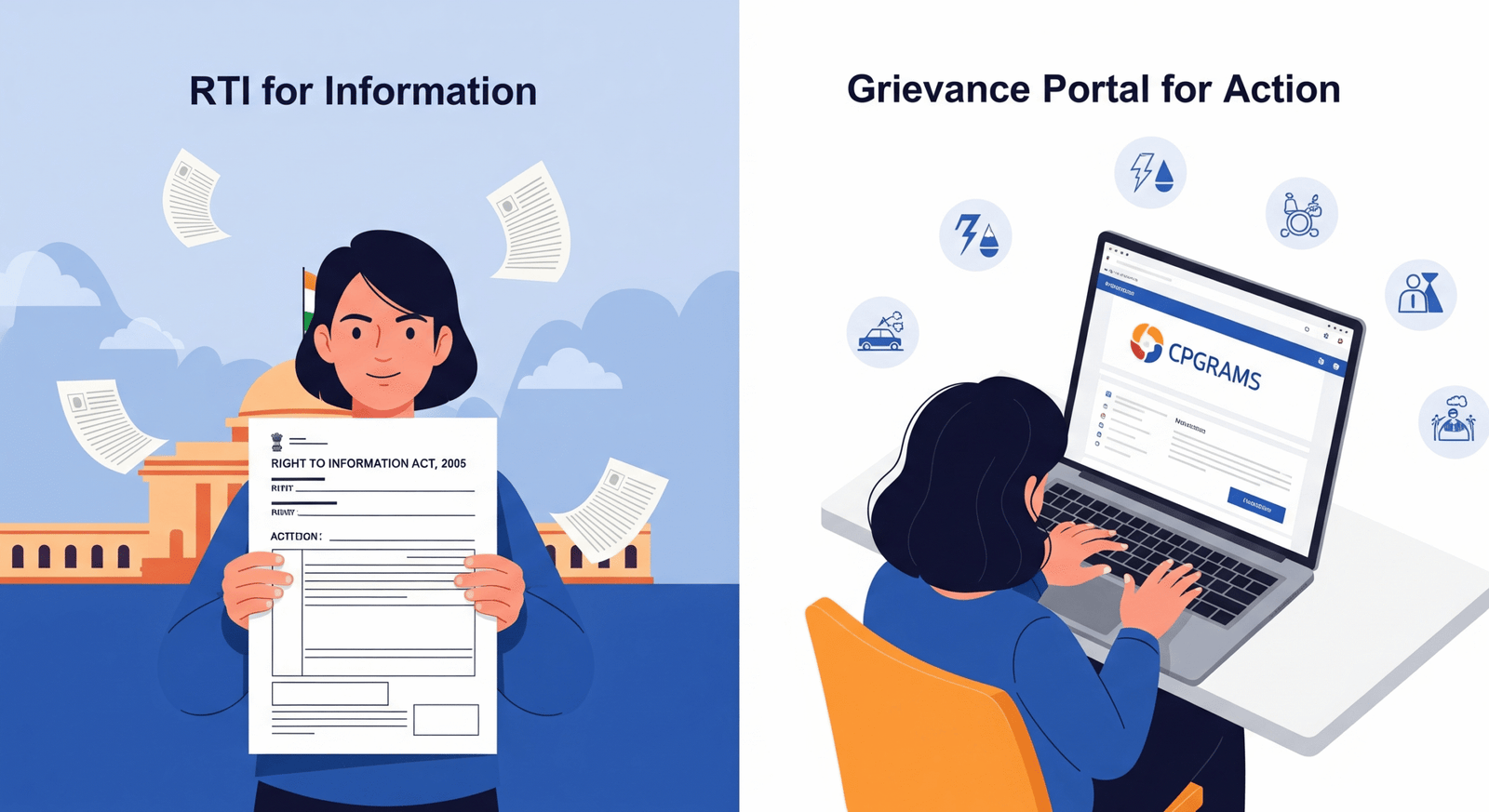 RTI vs Public Grievance Portal: Which One is More Effective? - Dr ...