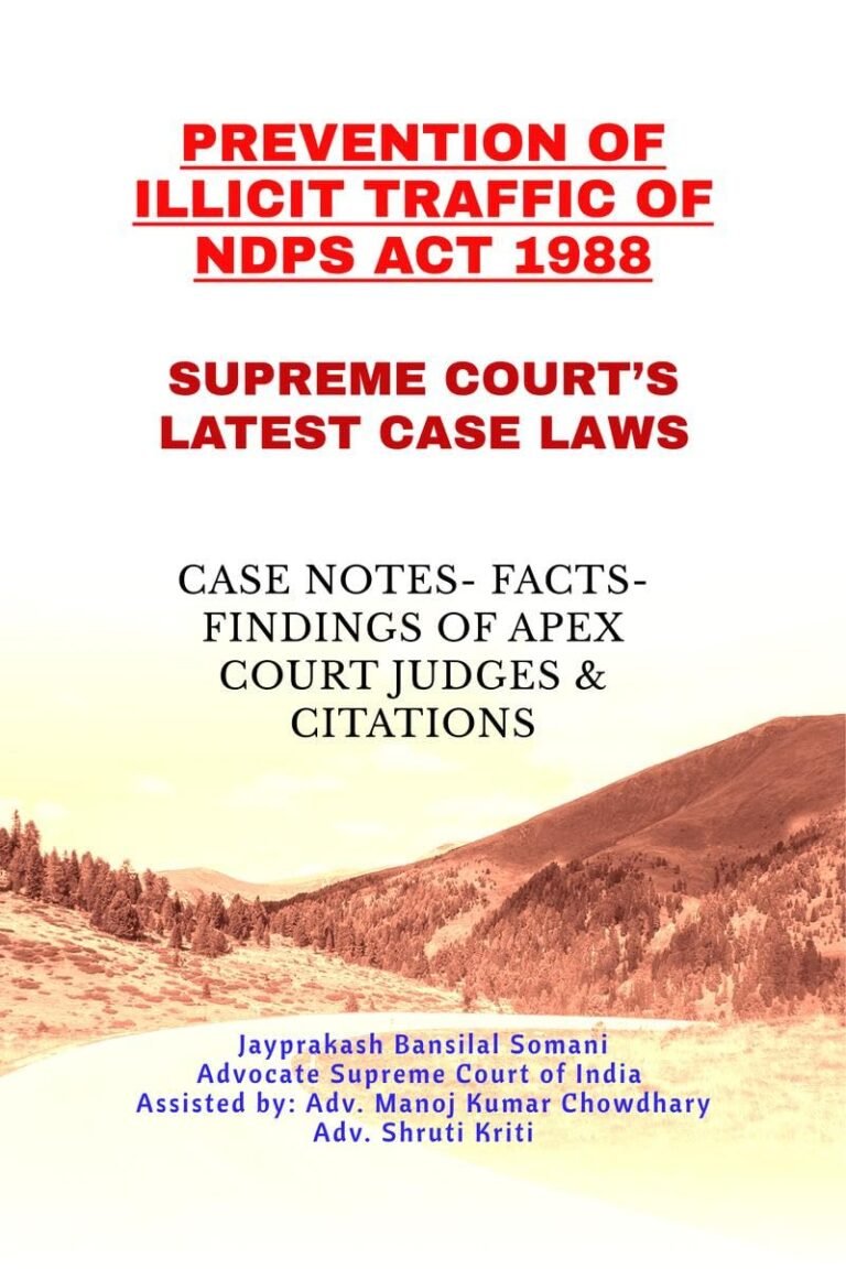 How Search, Seizure, and Sampling Procedures Affect NDPS Cases: A Deep ...