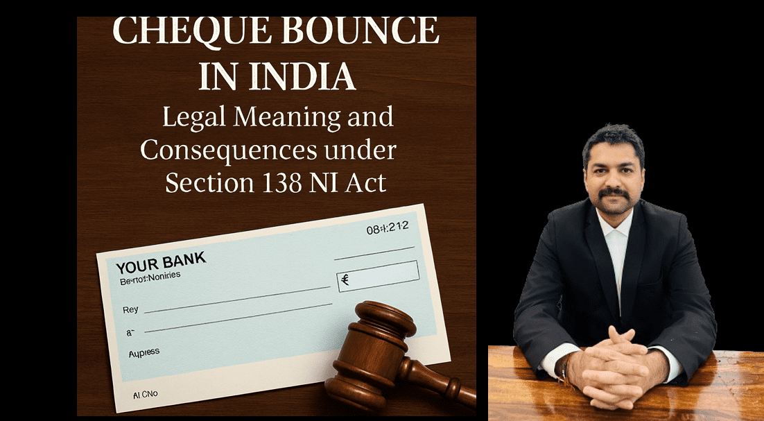 Cheque Bounce in India – Legal Meaning and Consequences under Section ...