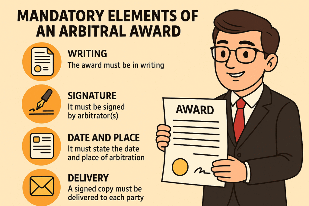 Form and Contents of Arbitral Award: A Comprehensive Legal Analysis ...