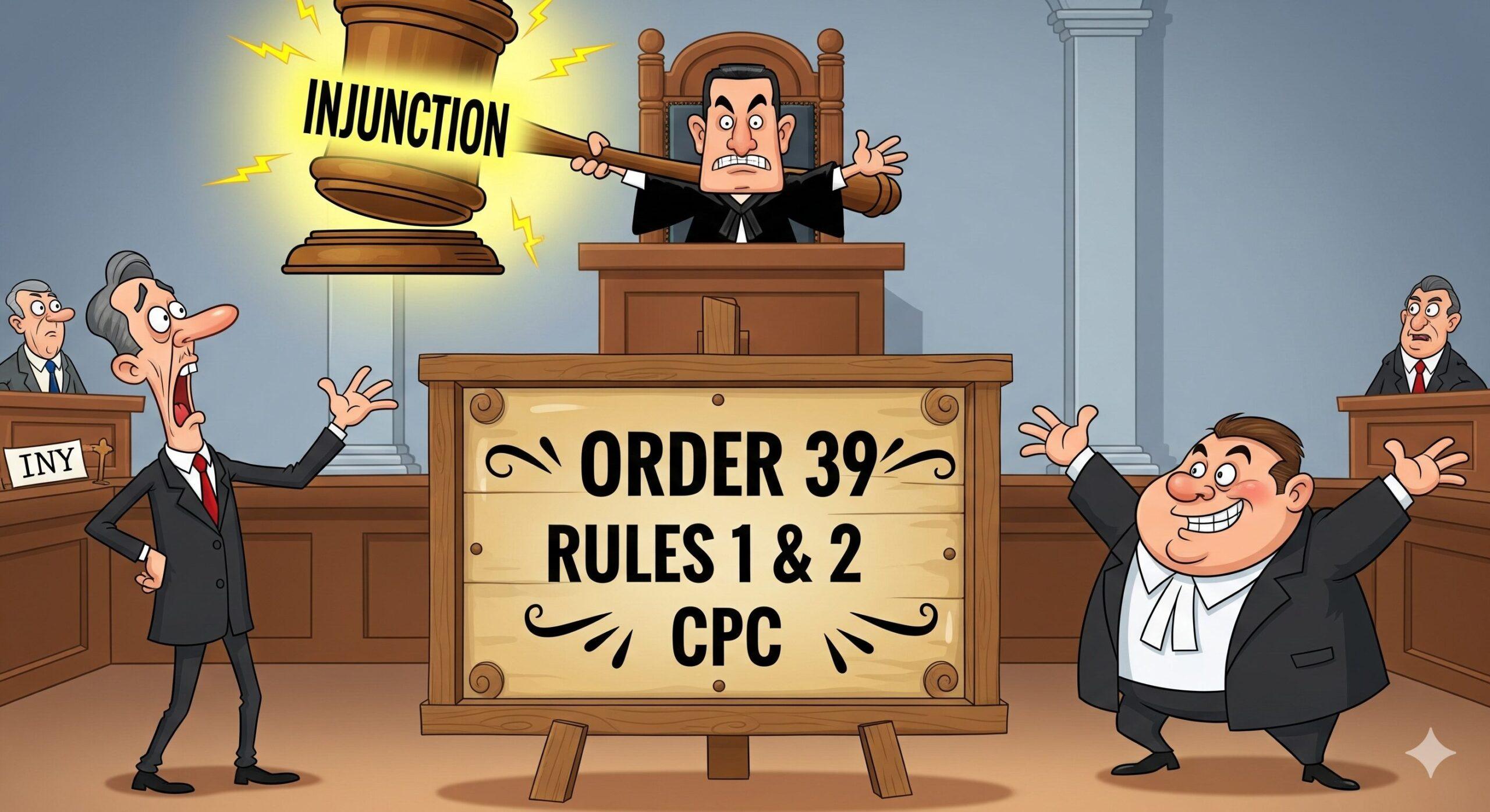 Temporary Injunction under Order 39 Rules 1 & 2 CPC: Complete Guide - Dr. Abhishek Gandhi