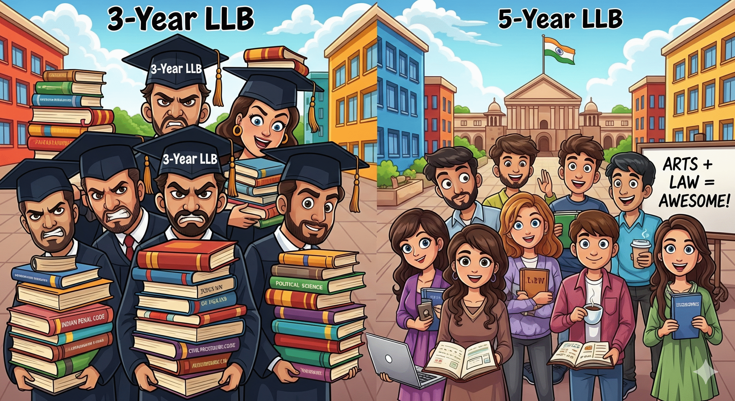 3-Year LLB vs 5-Year LLB: Which Gives Deeper Law Understanding? - Dr ...