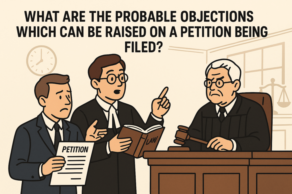 What are the Probable Objections Which Can Be Raised on a Petition ...