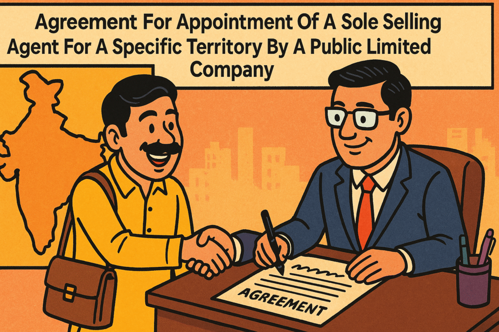 Agreement for Appointment of a Sole Selling Agent for a Specific ...