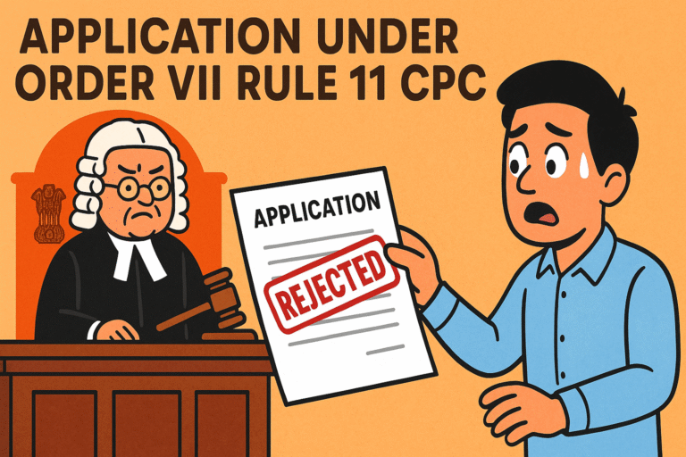 Application under Order VII Rule 11 CPC: Dismissal of Plaint at the ...