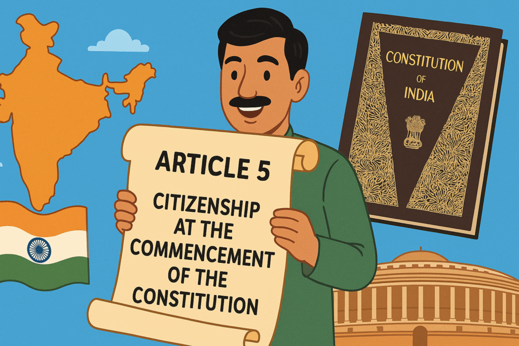 Article 5 – Citizenship at the Commencement of the Constitution: The ...