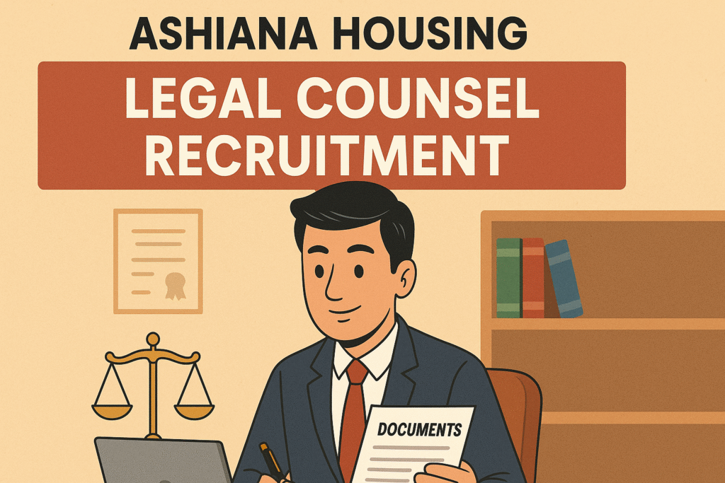 Ashiana Housing Job Notification 2025: Recruitment for Officer (Legal ...