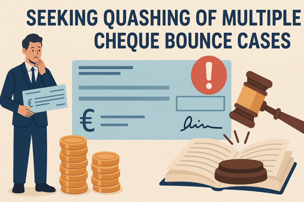 Can Multiple Cheque-Bounce Cases Be Quashed Together? A Practitioner’s ...