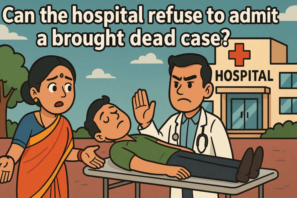 Can the Hospital Refuse to Admit a ‘Brought Dead’ Case? – Legal Duties ...