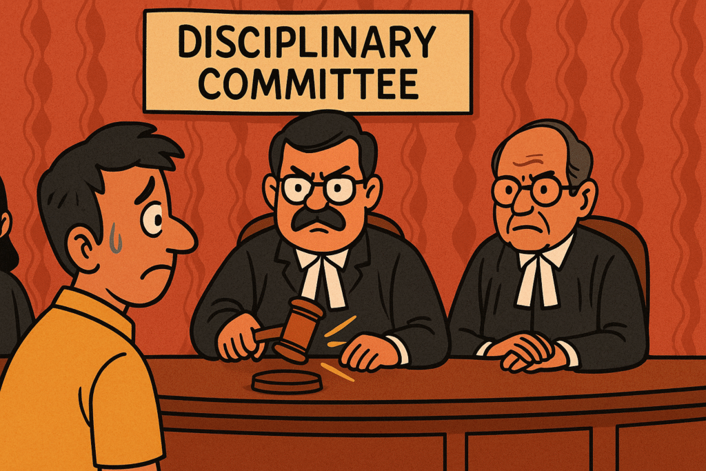 What Happens When You Are ‘Punished by Any Disciplinary Committee’? — A ...