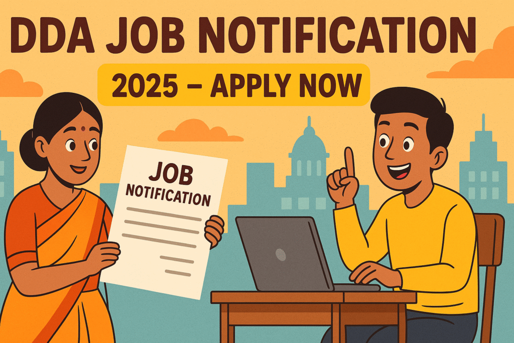 DDA Job Notification 2025 – Apply Online for Multiple Posts at www.dda ...