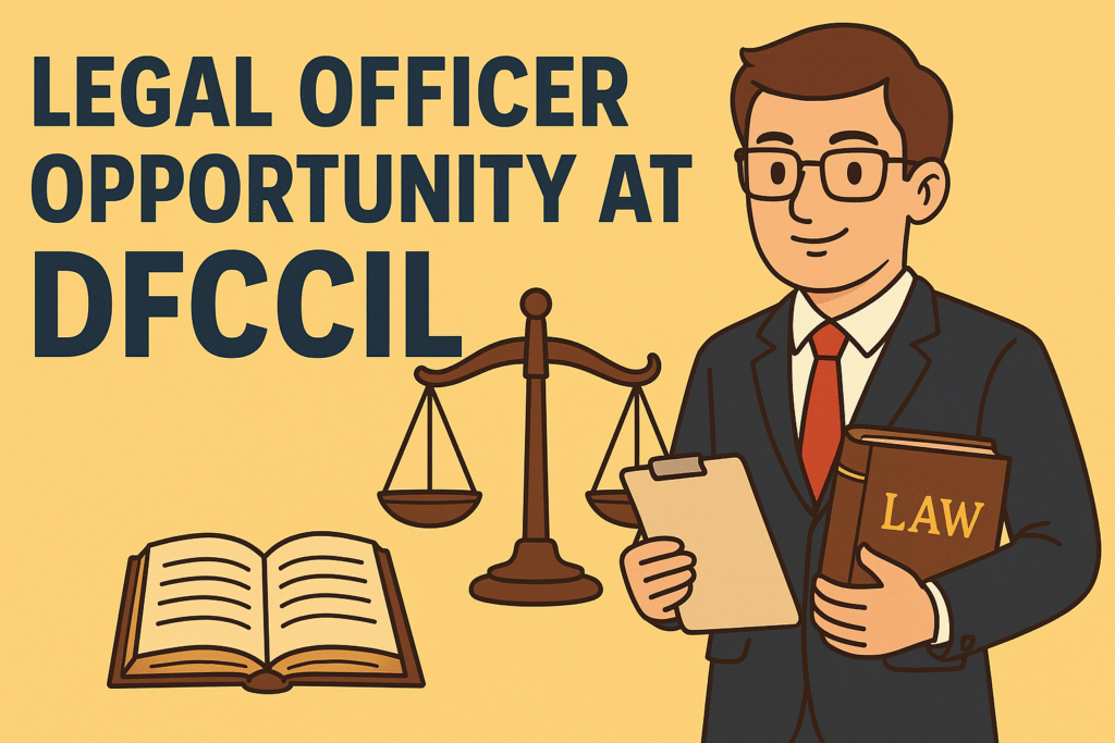 DFCCIL Job Notification 2025: Recruitment for the Post of General ...