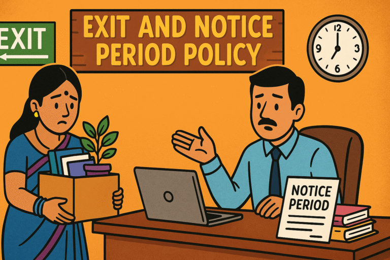 Exit and Notice Period Policy in India: Legal Framework, Best Practices ...