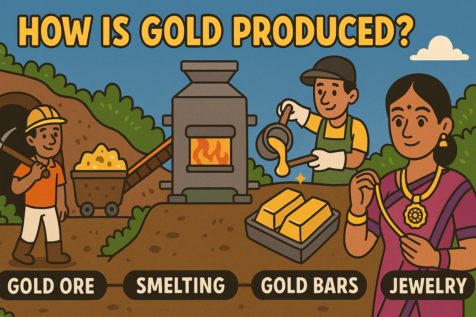 How Is Gold Produced? The Legal, Environmental, and Industrial Journey ...