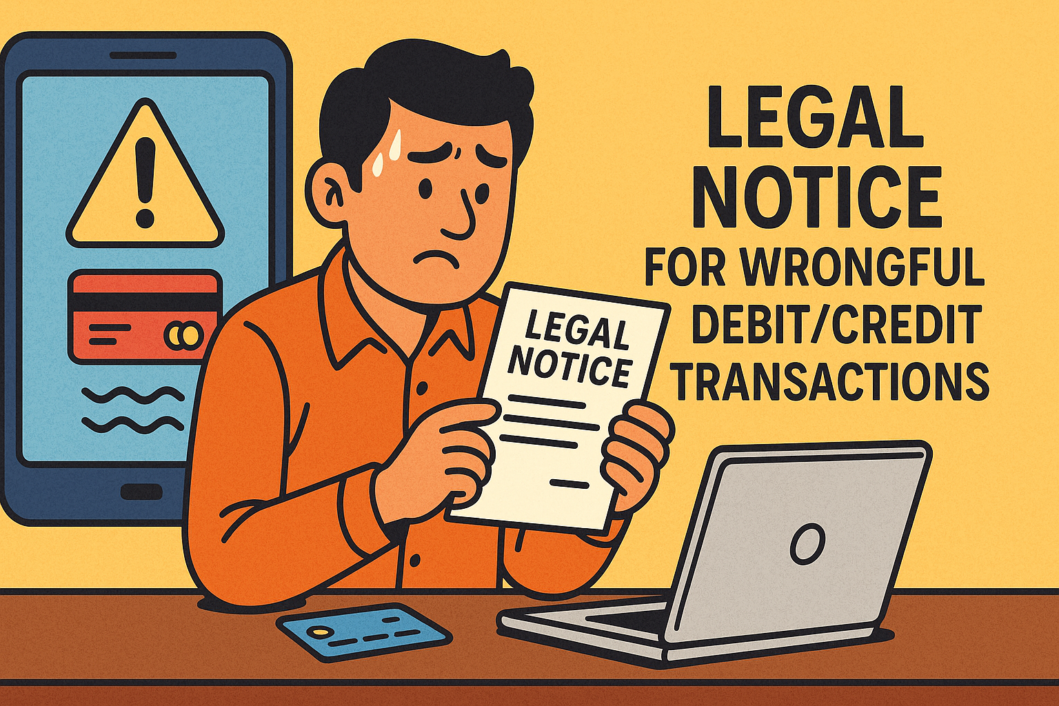 Legal Notice for Wrongful or Unauthorized Debit/Credit Transactions: A ...