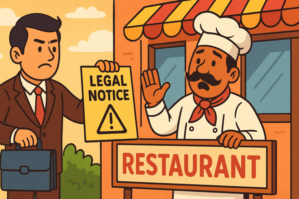 Legal Notice to Restaurant: Step-by-Step Guide for Consumers Seeking ...