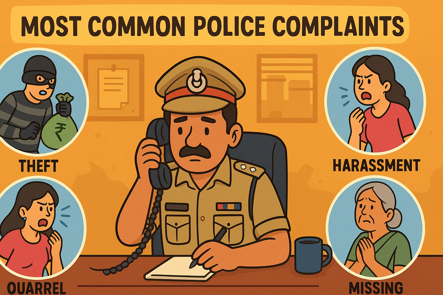 Most Common Police Complaints in India: Nature, Remedies, and Reforms ...