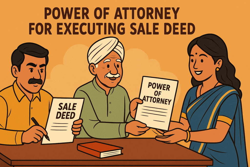 Power of Attorney for Executing Sale Deed — Complete Guide, Format, and Legal Procedure - Dr ...