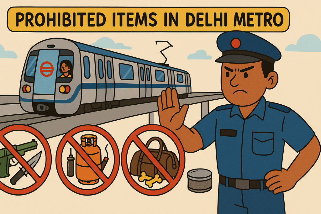 Prohibited Items in Delhi Metro: Legal Restrictions and Penalties - Dr ...