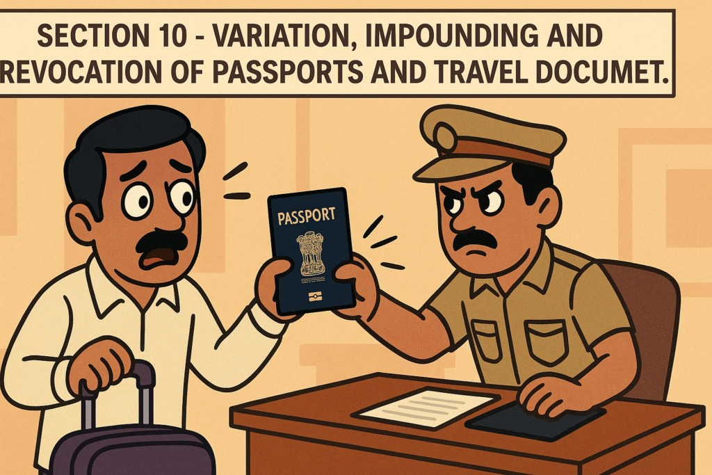 Section 10 – Variation, Impounding and Revocation of Passports and ...