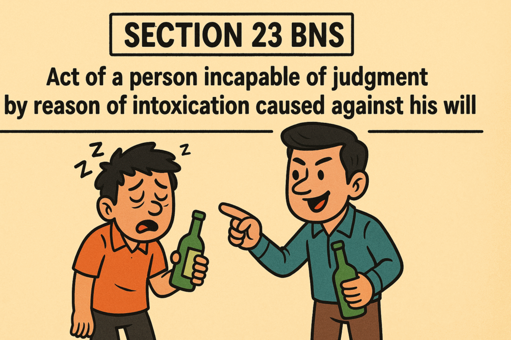 Section 23 BNS – Intoxication and Criminal Responsibility: The Law on ...
