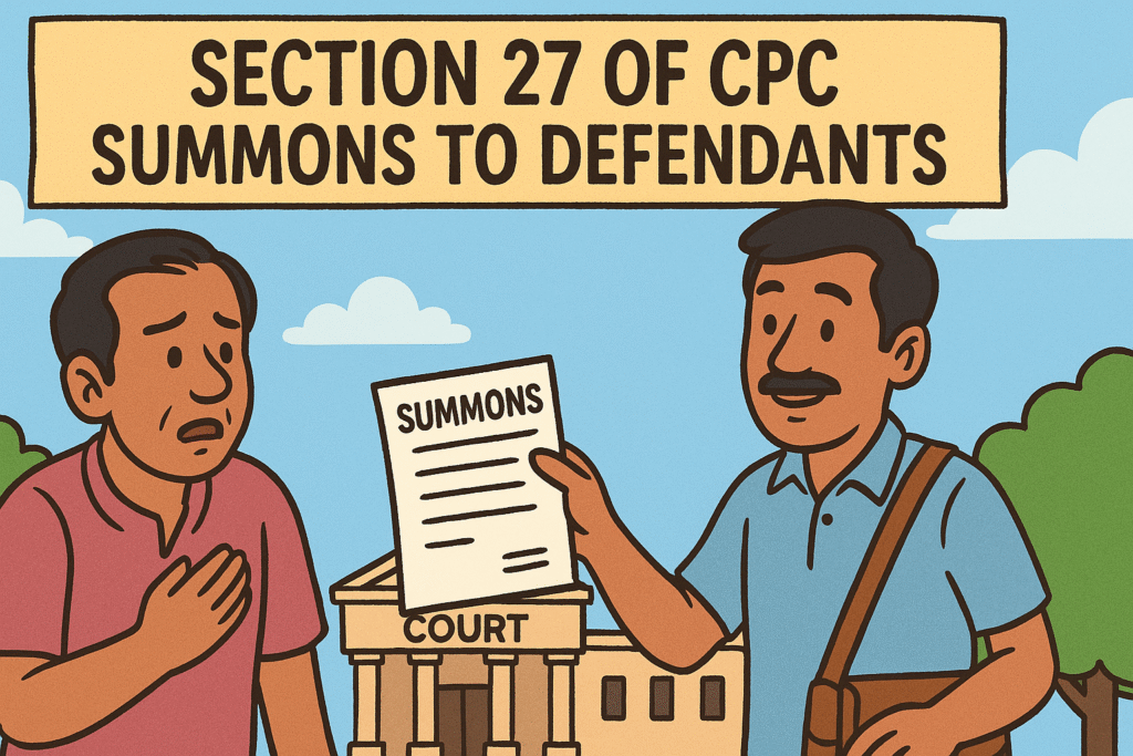 Section 27 of CPC – Summons to Defendants: The First Step in Ensuring ...