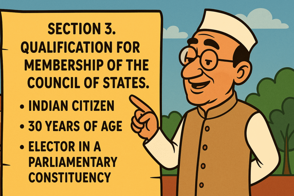 Section 3 of the Representation of the People Act, 1951 – Qualification ...