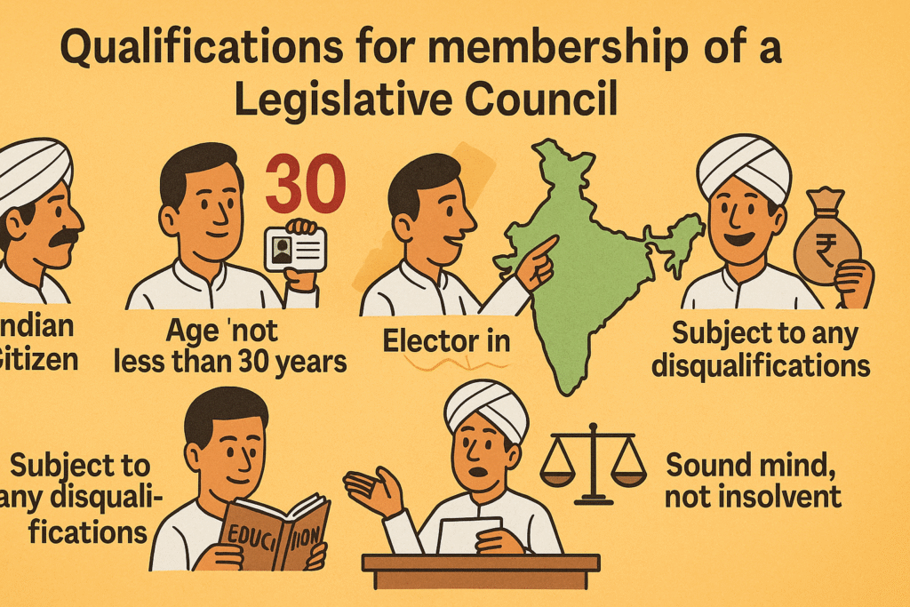 Section 6: Qualifications for Membership of a Legislative Council ...
