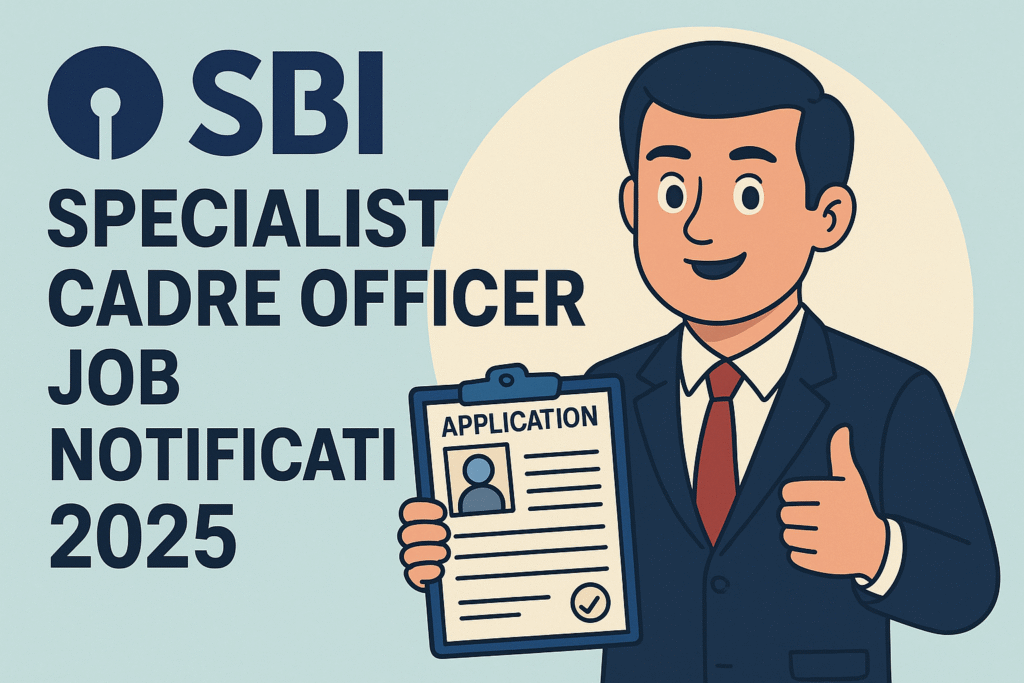 State Bank of India Job Notification 2025 – Specialist Cadre Officers ...