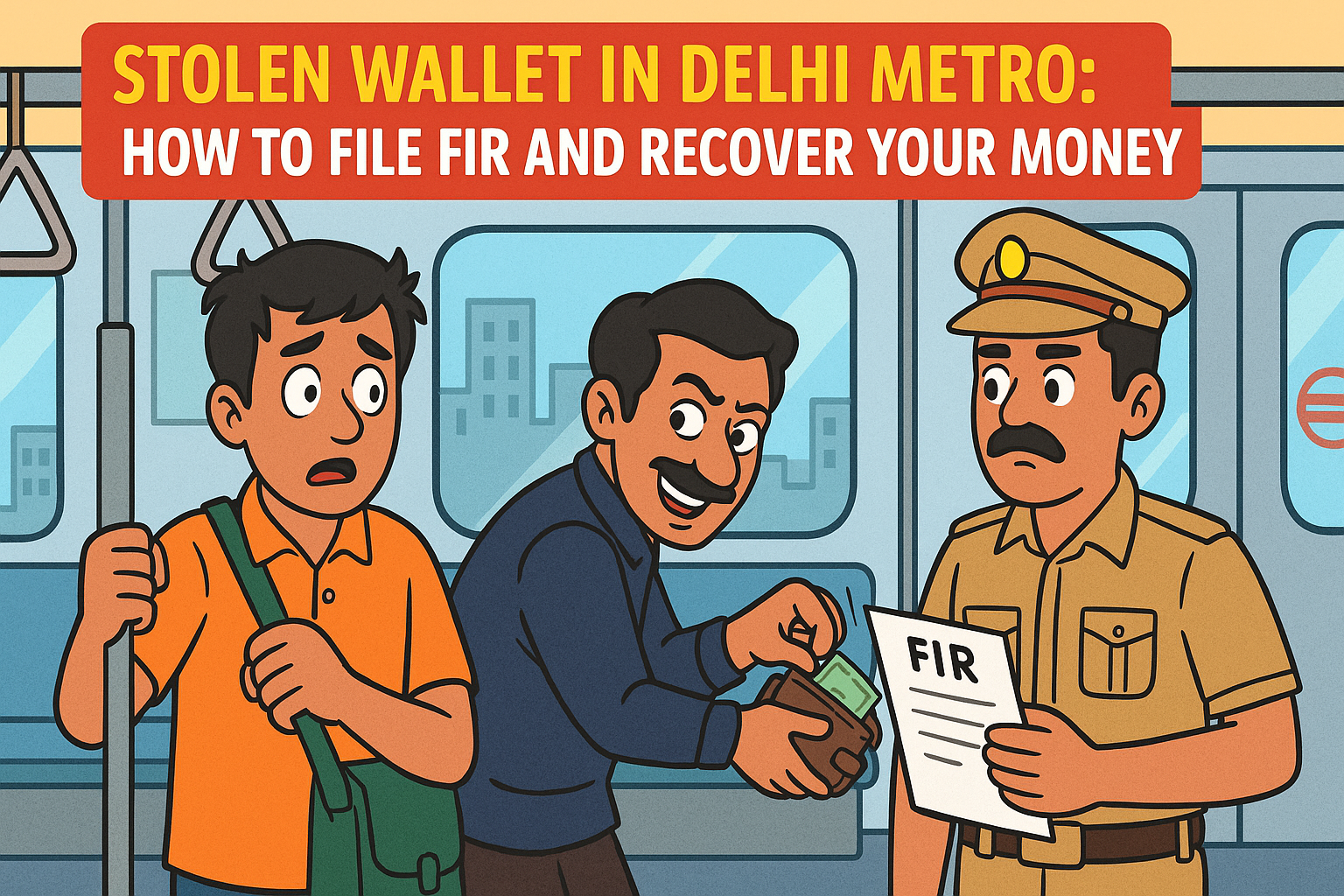 Stolen Wallet in Delhi Metro: How to File FIR and Recover Your Money ...