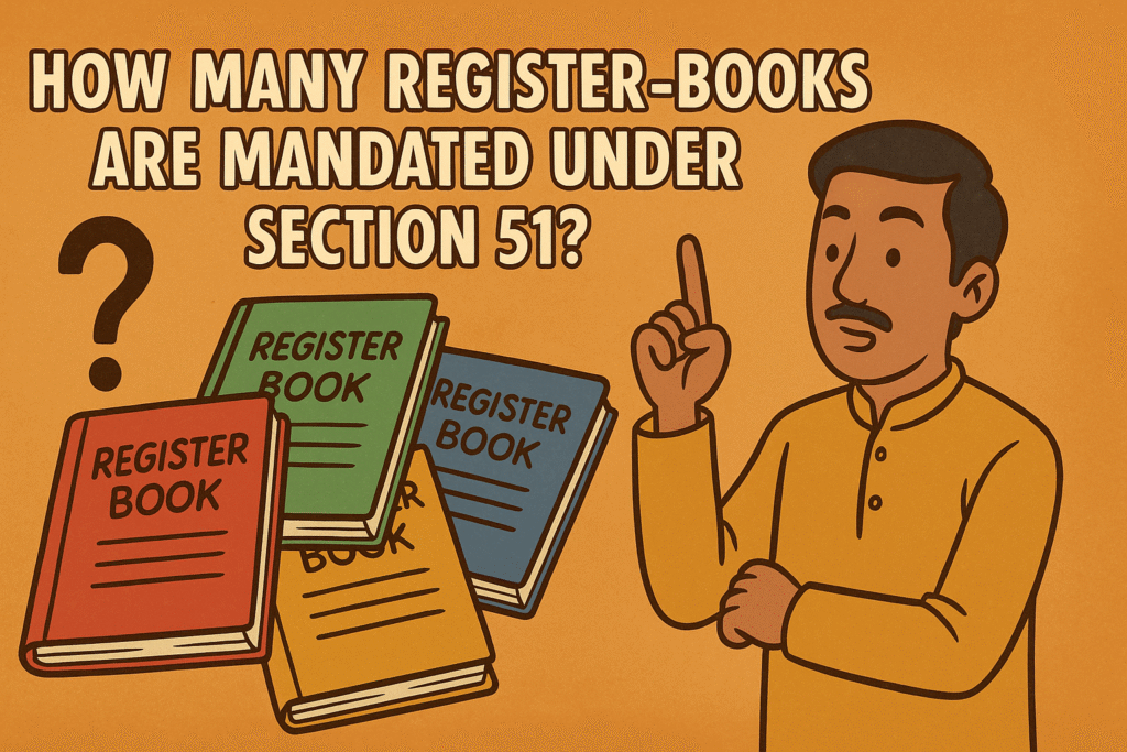The Mandated Register-Books under Section 51 of the Registration Act ...