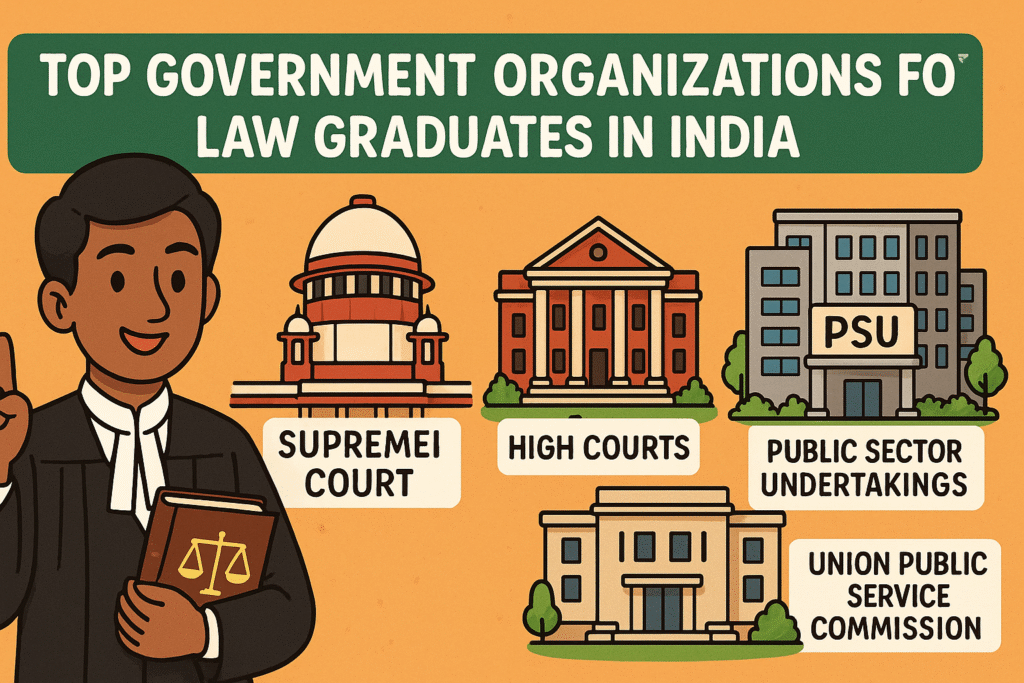 Top Government Organizations for Law Graduates in India - Dr. Abhishek ...