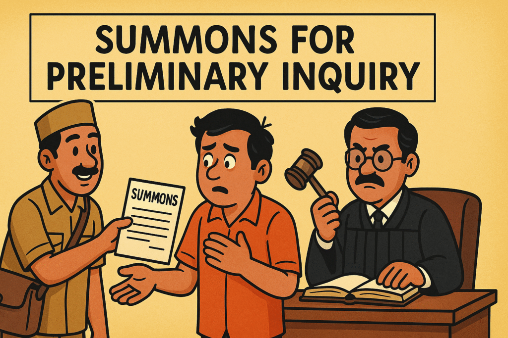 Understanding “Summons for Preliminary Inquiry” — A Complete Legal ...