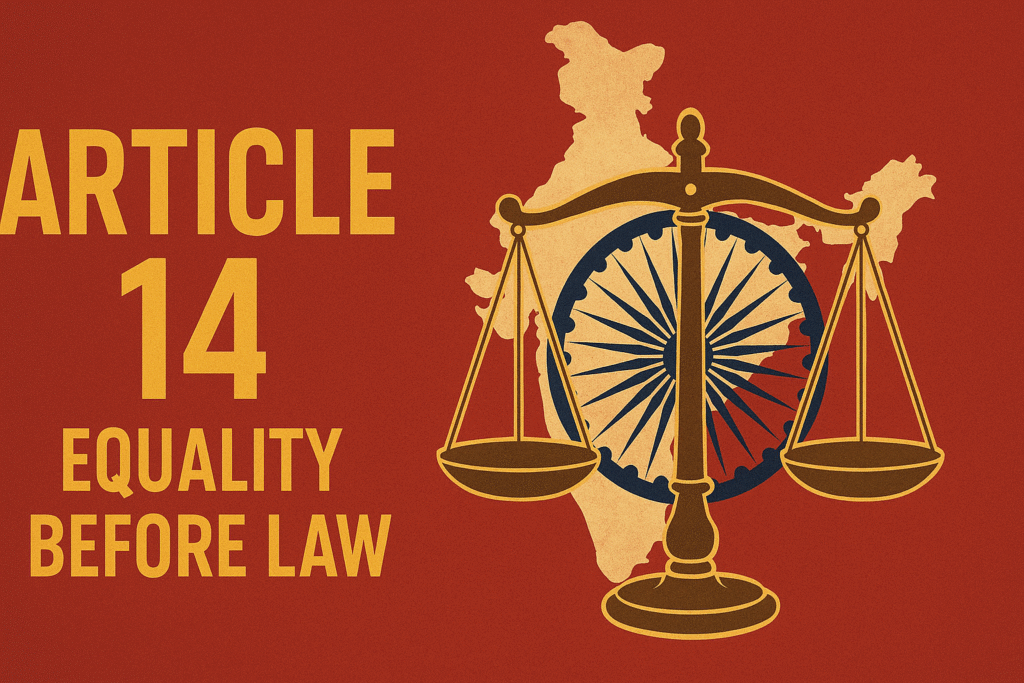 Article 14 – Equality Before Law: The Pillar of Fairness in the Indian ...