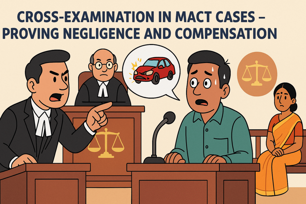 Cross-Examination in MACT Cases – Proving Negligence and Compensation ...