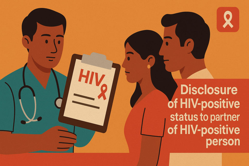 Disclosure Of Hiv Positive Status To Partner Of Hiv Positive Person