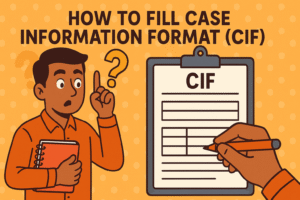 How to Fill Case Information Format in Indian Courts: A Complete Step ...