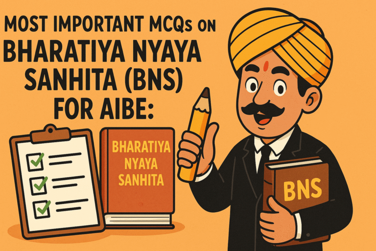 Most Important MCQs on Bharatiya Nyaya Sanhita (BNS) for AIBE: A ...