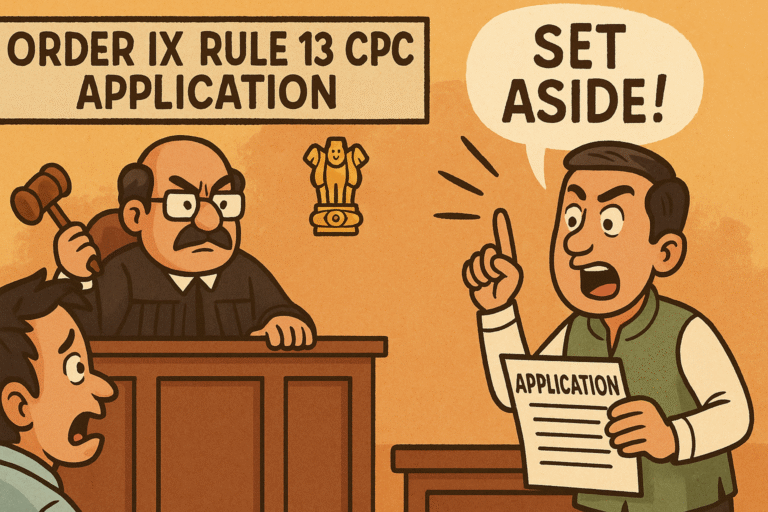 Order IX Rule 13 CPC Application: A Comprehensive, Formal, and Public ...