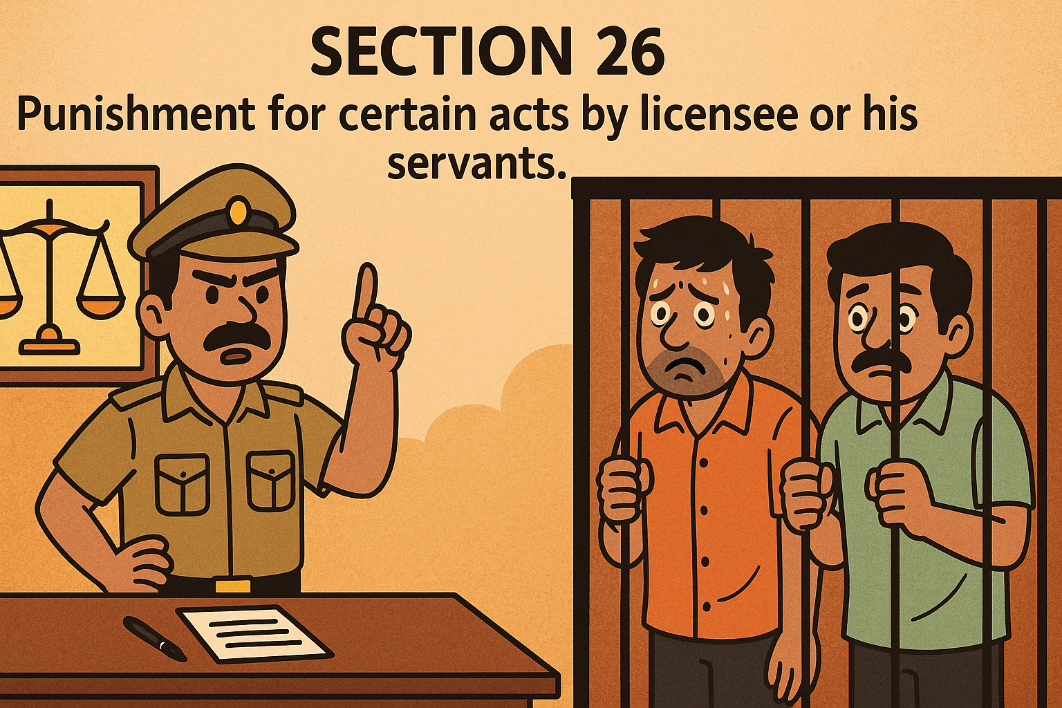 Section 26 - Punishment for Certain Acts by Licensee or His Servants ...
