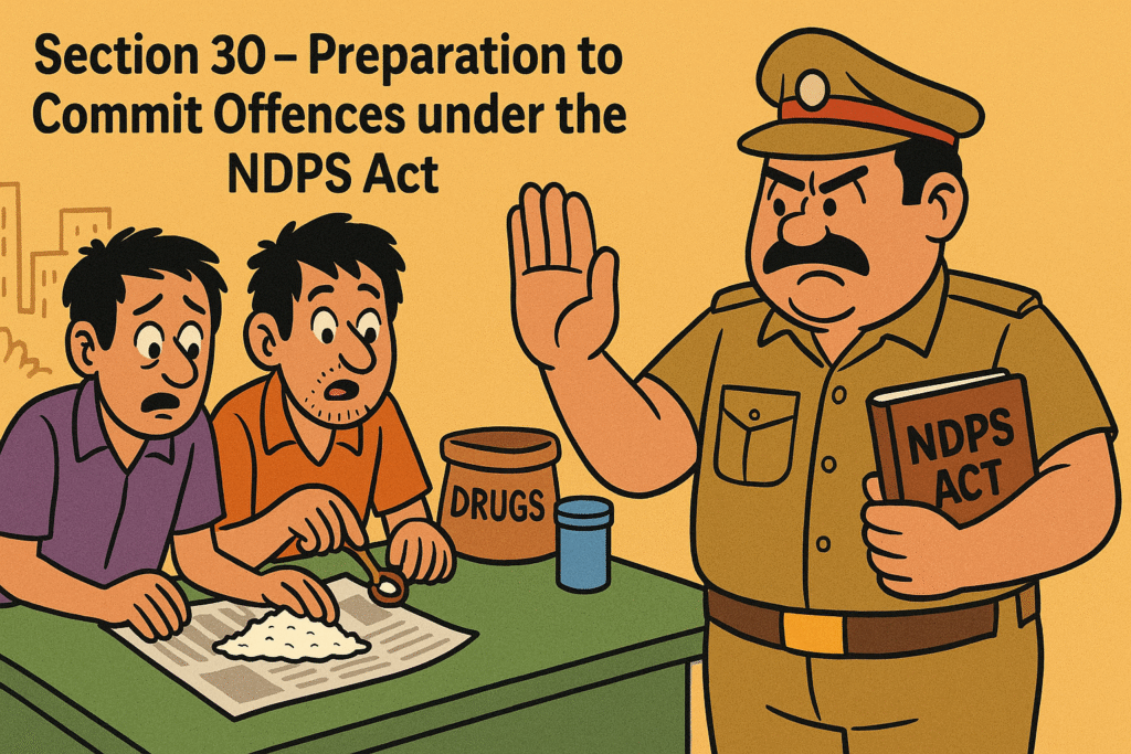 Section 30 – Preparation to Commit Offences under the NDPS Act: Meaning ...